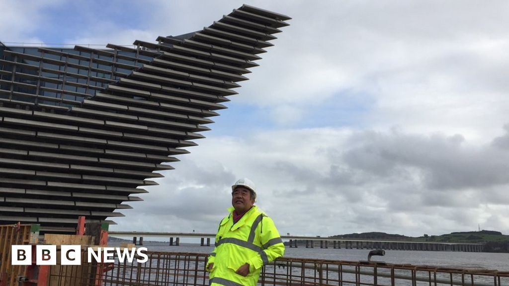 Architect's Dundee V&A vision nears completion - BBC News