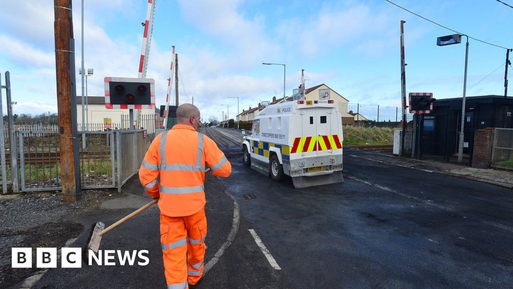Lurgan, Armagh: Two 15-year-olds charged over petrol bombing and rail ...