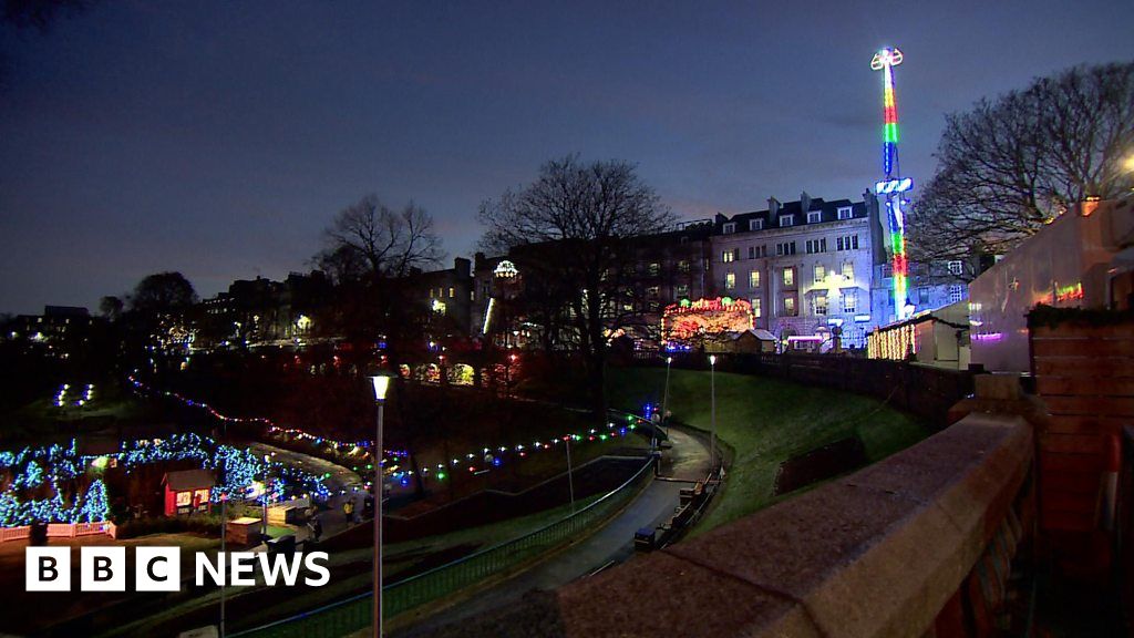 Aberdeen Christmas village opens - BBC News