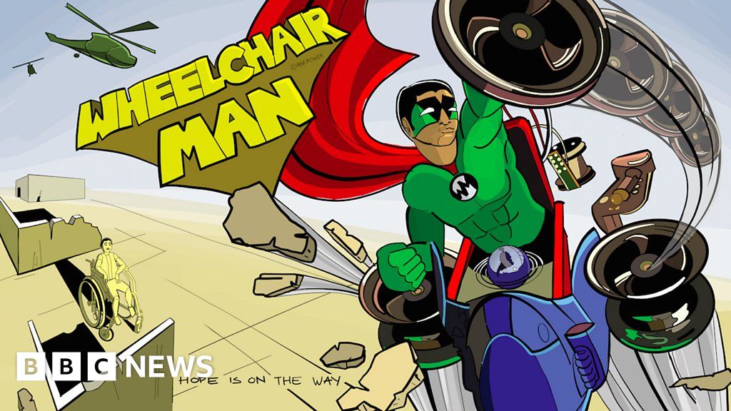 The moment I decided to create a wheelchair superhero - BBC News