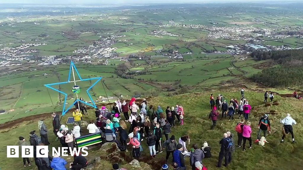 Camlough Mountain climb lifts MND patient's spirits