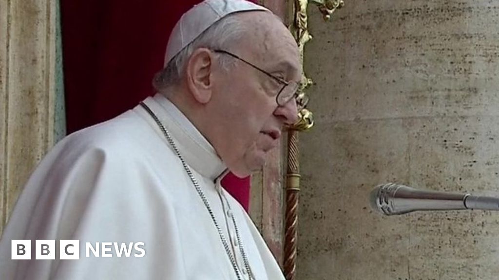 Pope's Christmas Day message - BBC News