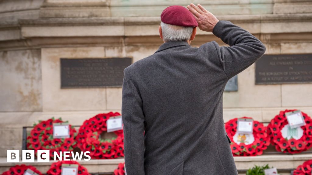 Remembrance Sunday: Hundreds gather for services across the north