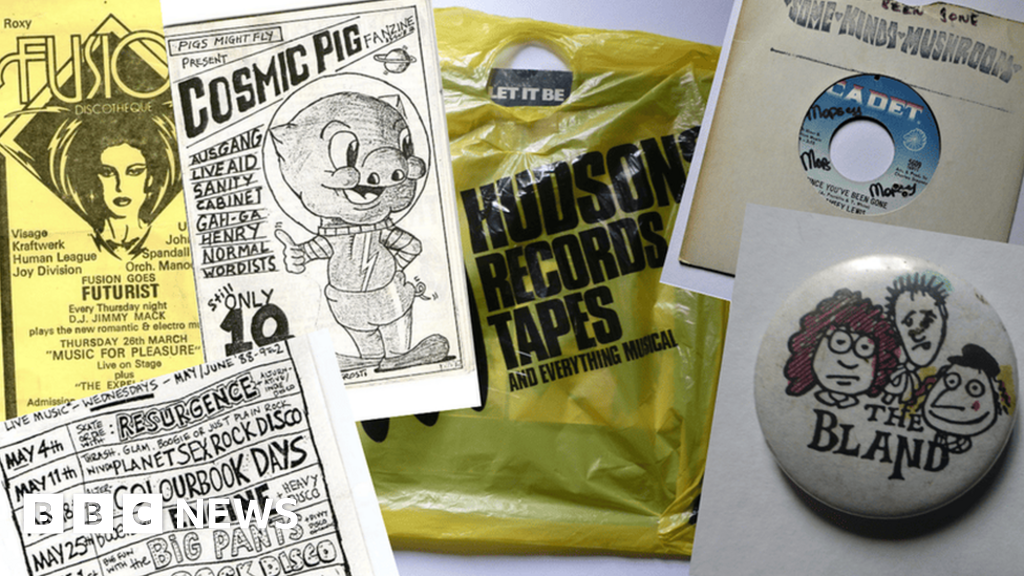 Chesterfield: Project seeks memorabilia from town's pop scene - BBC News