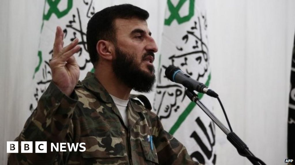 Syria war: Rebel leader's death a blow to peace talks - BBC News