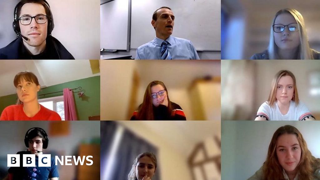 Covid-19: Hereford college A-level students on remote learning