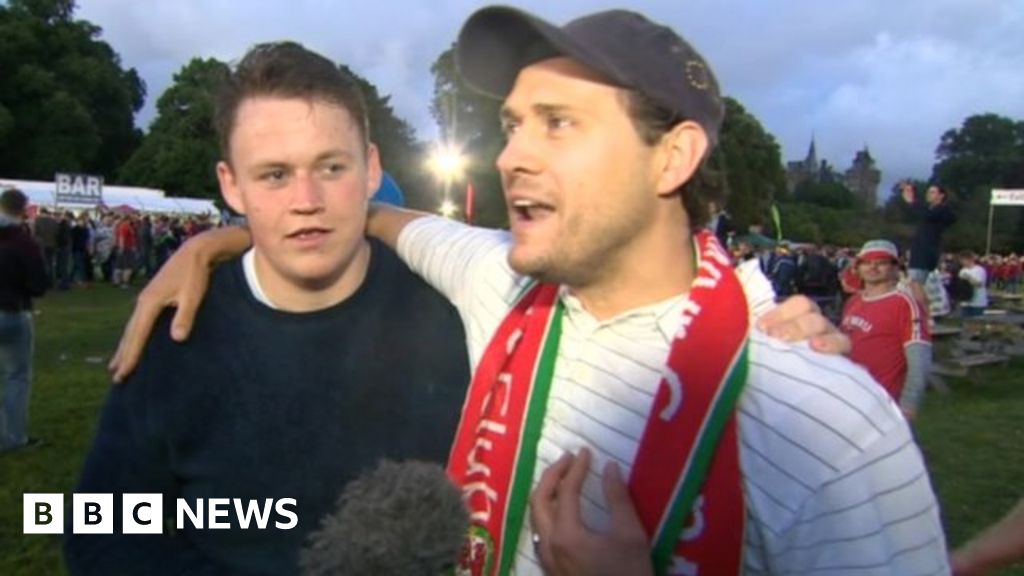Euro 2016: 'Jubilation' at Cardiff fan zone - BBC News