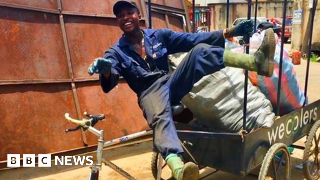 The cycling start-up company turning trash into cash - BBC News