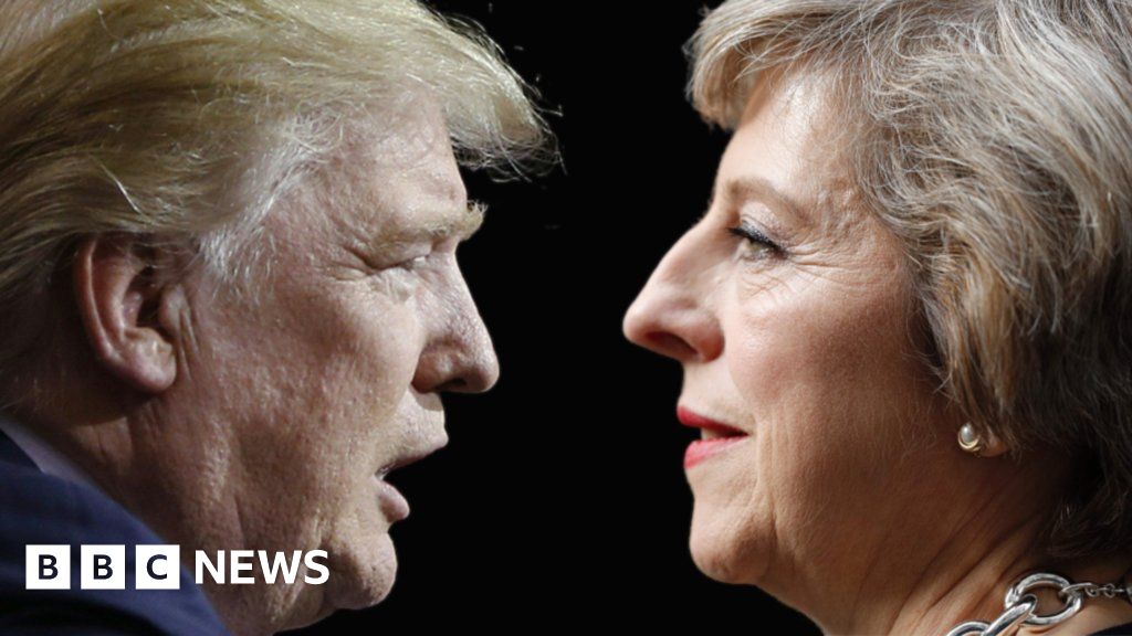 Theresa May and Donald Trump hold news conference - BBC News