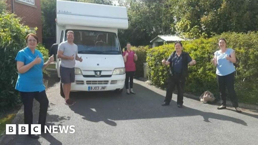 Coronavirus: Carers 'overwhelmed' at response to caravan appeal - BBC News