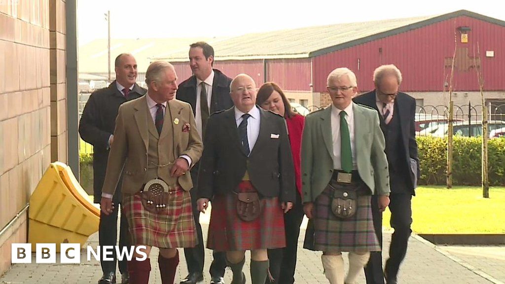 Prince Charles visits the Royal National Mòd in Stornoway - BBC News
