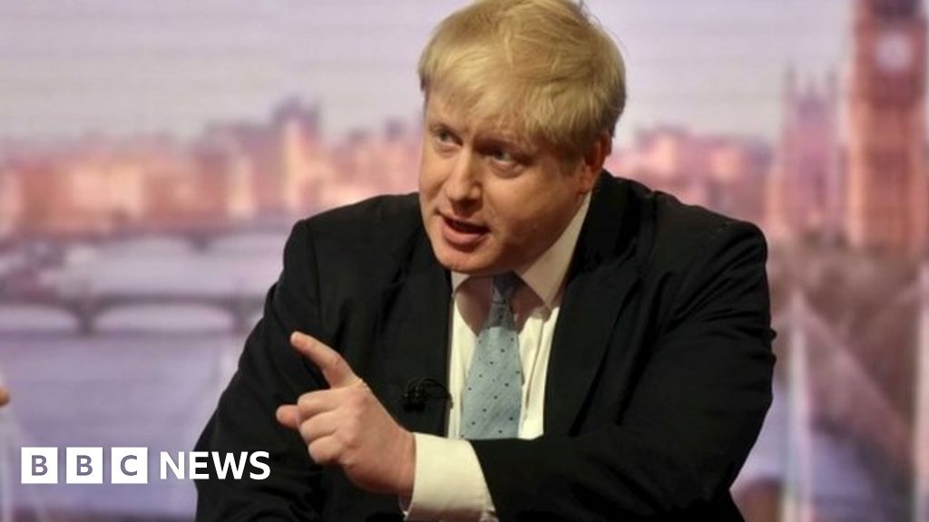 Boris Johnson: UK 'should take back control' - BBC News