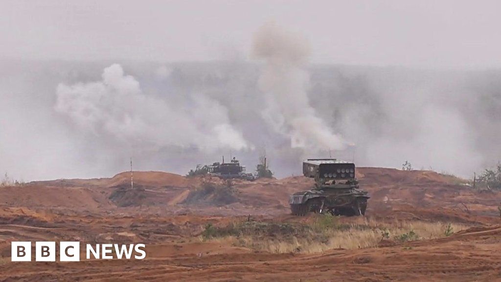 Huge Russian war games under way