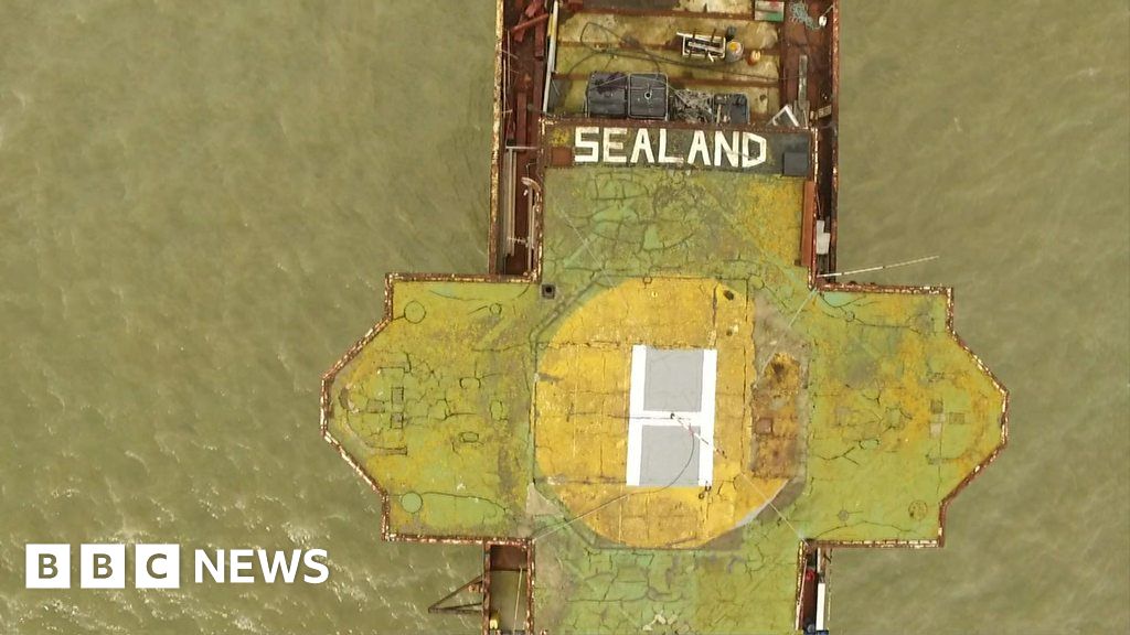 Sealand, the self-declared micro-nation off the coast of England - BBC News