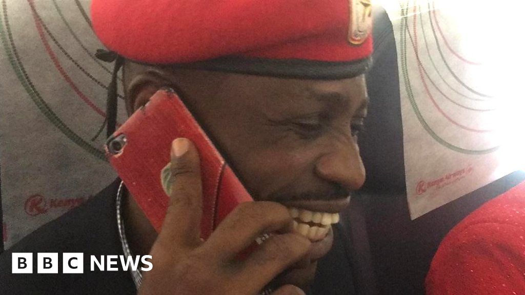 Bobi Wine returns to Uganda - BBC News