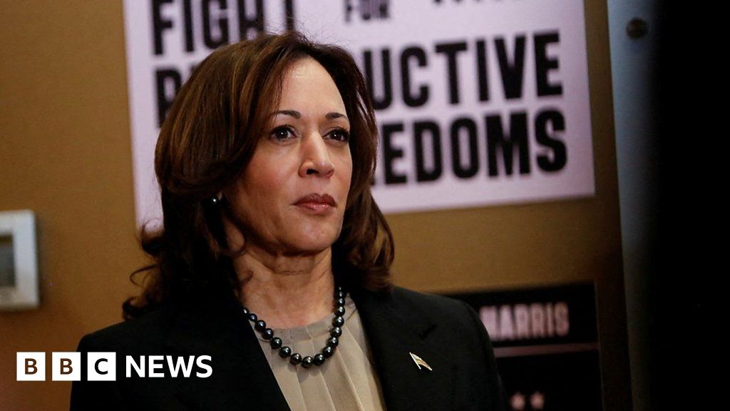 Kamala Harris explains her historic abortion clinic tour - BBC News