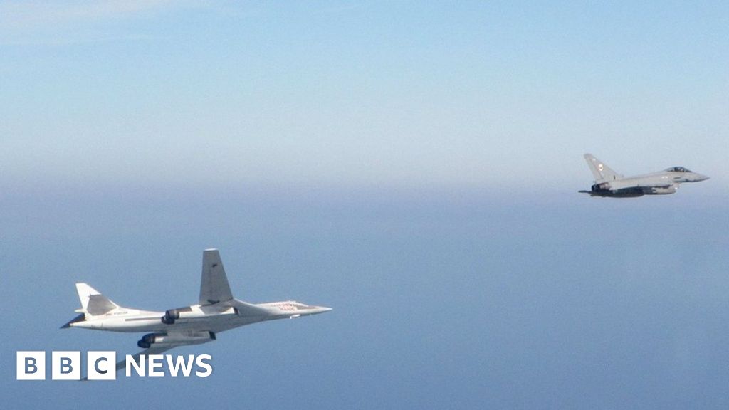 RAF intercepts Russian bombers near UK 'area of interest'