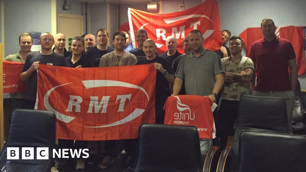Hundreds of North Sea Shell workers go on strike - BBC News