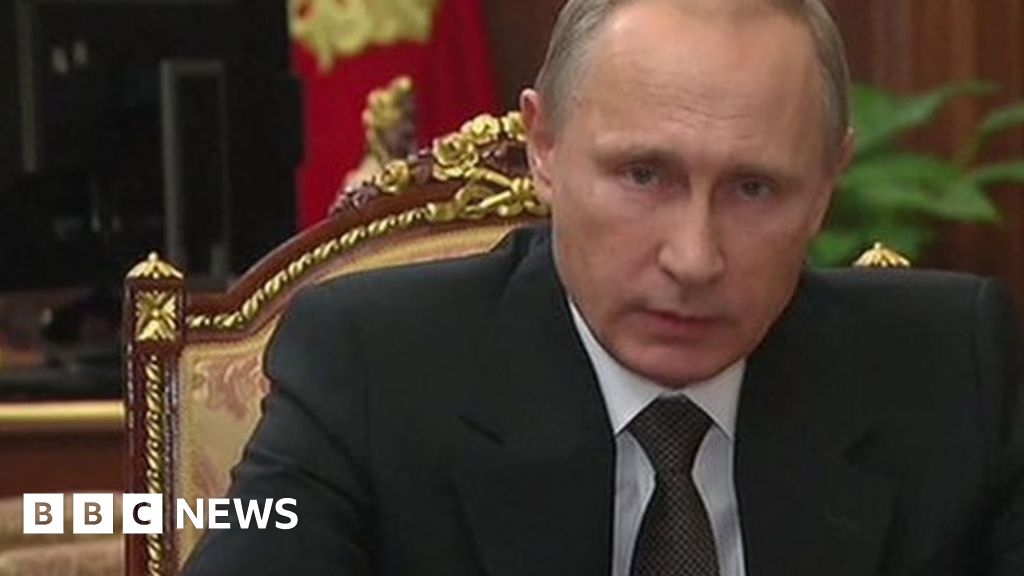 President Putin vows action over plane 'terror act' - BBC News