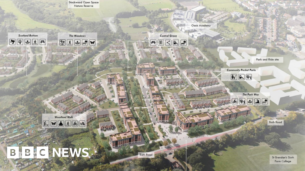 Developer plans 555 new homes on countryside site - BBC News
