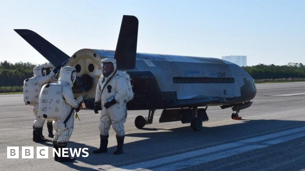 US Air Force's secretive space plane lands after two years in orbit ...