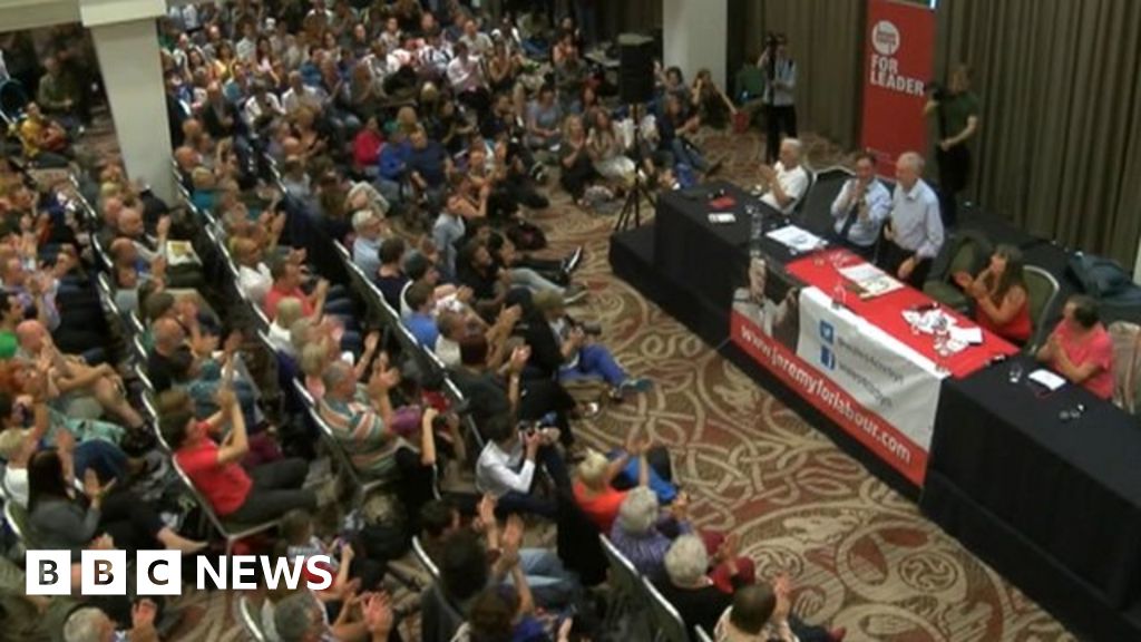 Labour leadership: 1,000 attend Jeremy Corbyn rally in Cardiff - BBC News