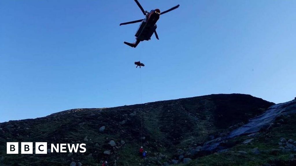 Man critical after Mourne Mountains fall - BBC News