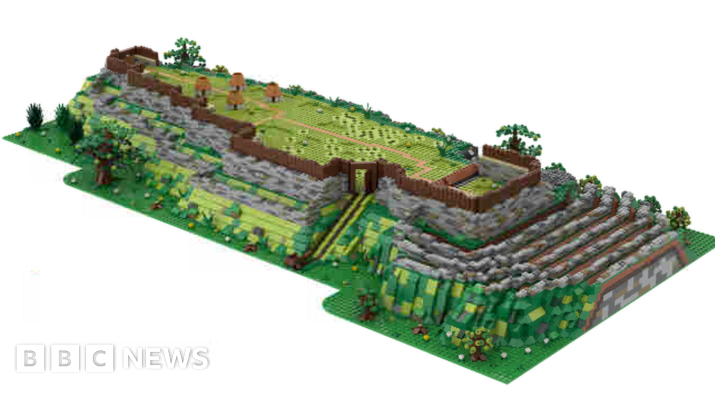 Worlebury Camp hill fort to be built in Lego for exhibition - BBC News