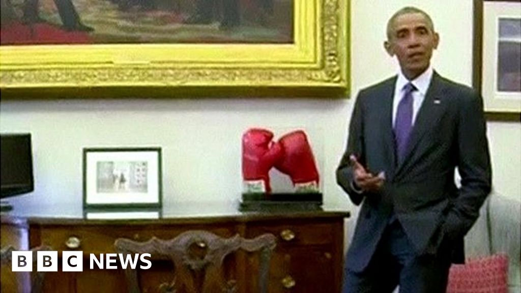Muhammad Ali memorial: Obama's video message - BBC News