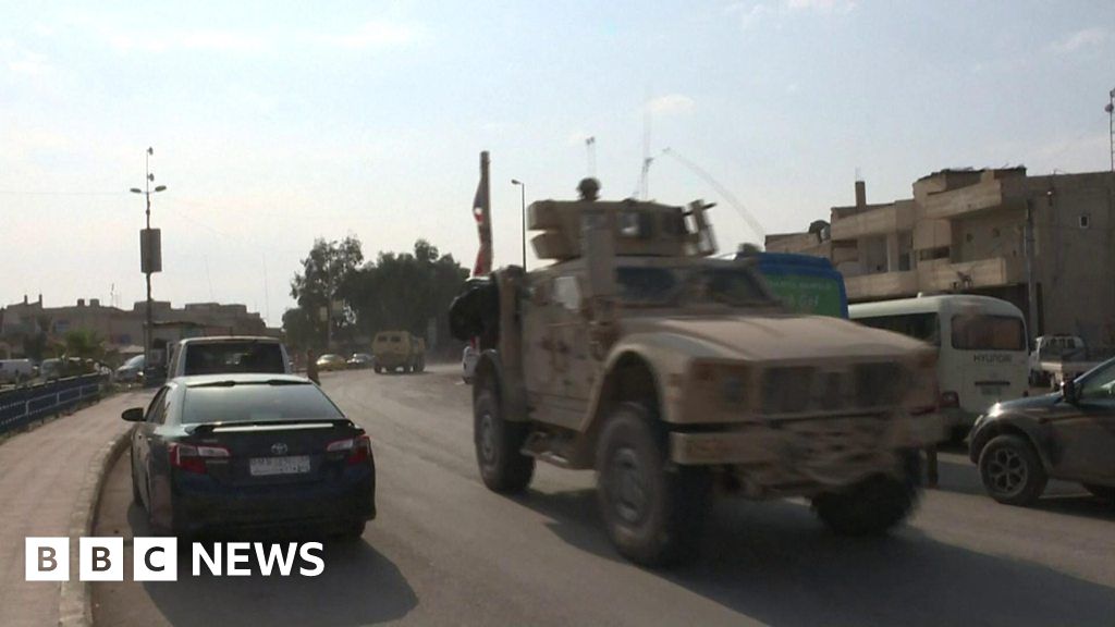 US troops quit bases in northern Syria - BBC News