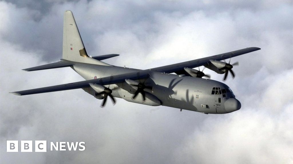 RAF Hercules in near-miss with coastguard helicopter in Highlands - BBC ...