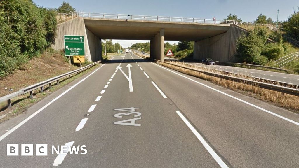 A34 Bullington fatal crash: Lorry driver arrested - BBC News