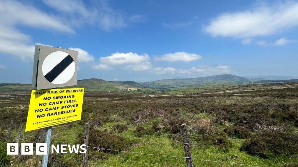 Caution urged over Manx countryside barbecue and campfire risks - BBC News
