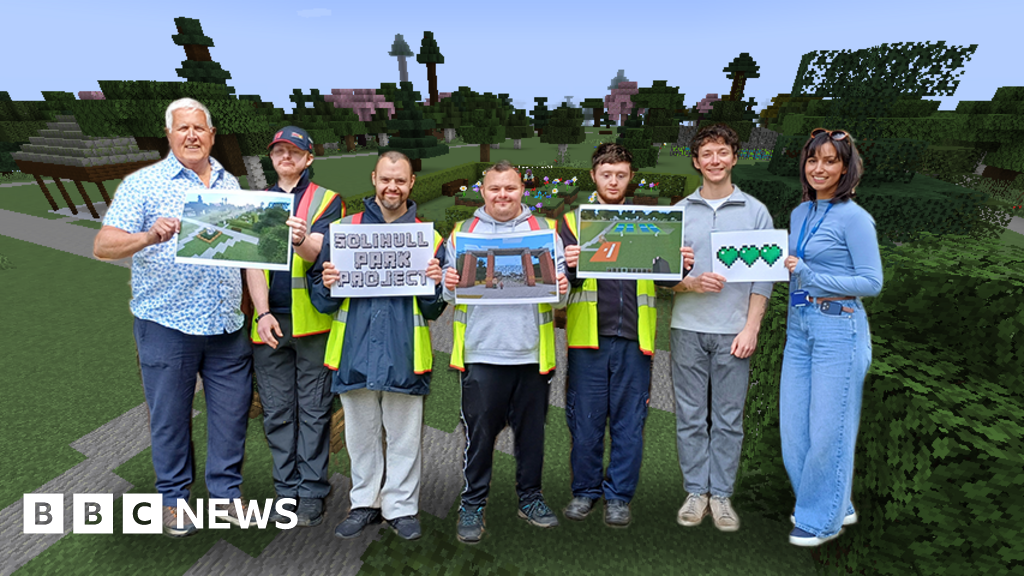 Solihull parks recreated in Minecraft video game