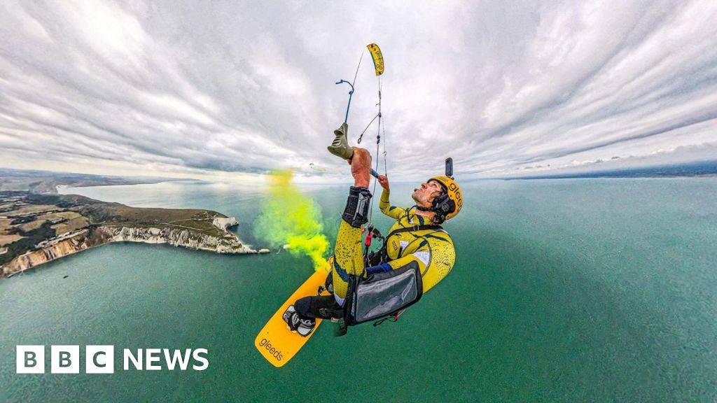Worthing kite surfer sets new world record for highest jump
