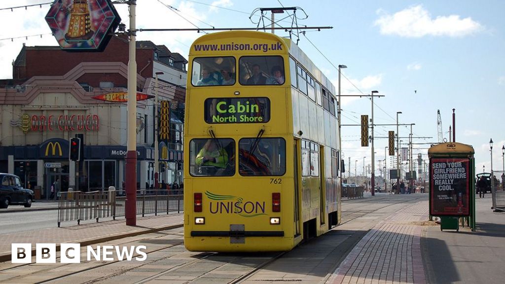 Date for Blackpool's new £23m tramway launch announced - BBC News