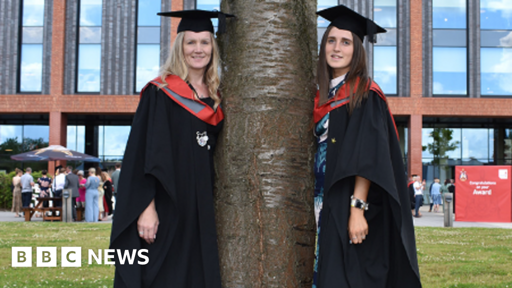 Staffordshire University: Mum and daughter graduate together