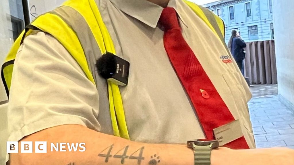 Coach driver gets tattoo to celebrate favourite route - BBC News