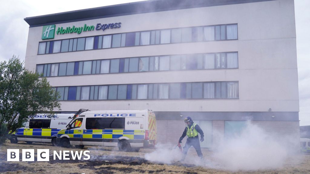 Two men admit violent disorder during Rotherham hotel riot