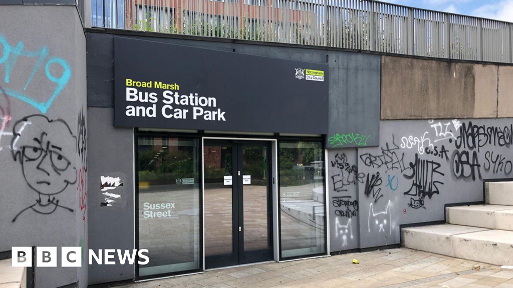 Dismay as new Nottingham bus station entrance targeted by graffiti ...