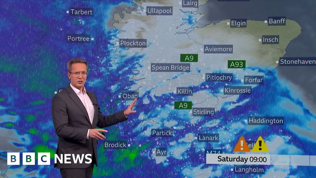 Watch the Storm Bert weather forecast for Scotland - BBC News