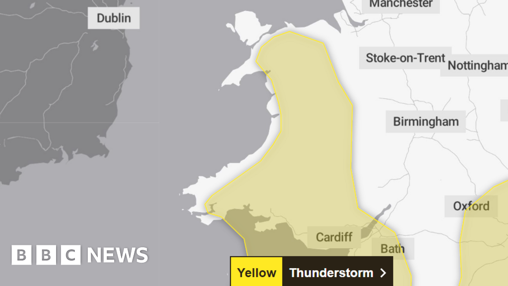Weather: Flood warning as thunderstorms forecast across Wales