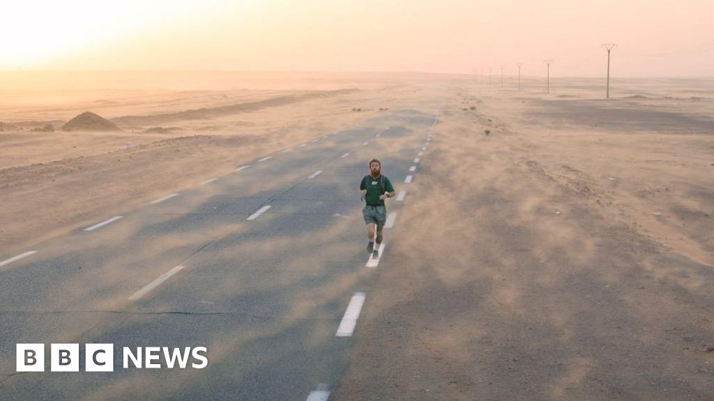 Soft Play: Finish line gig for man running length of Africa