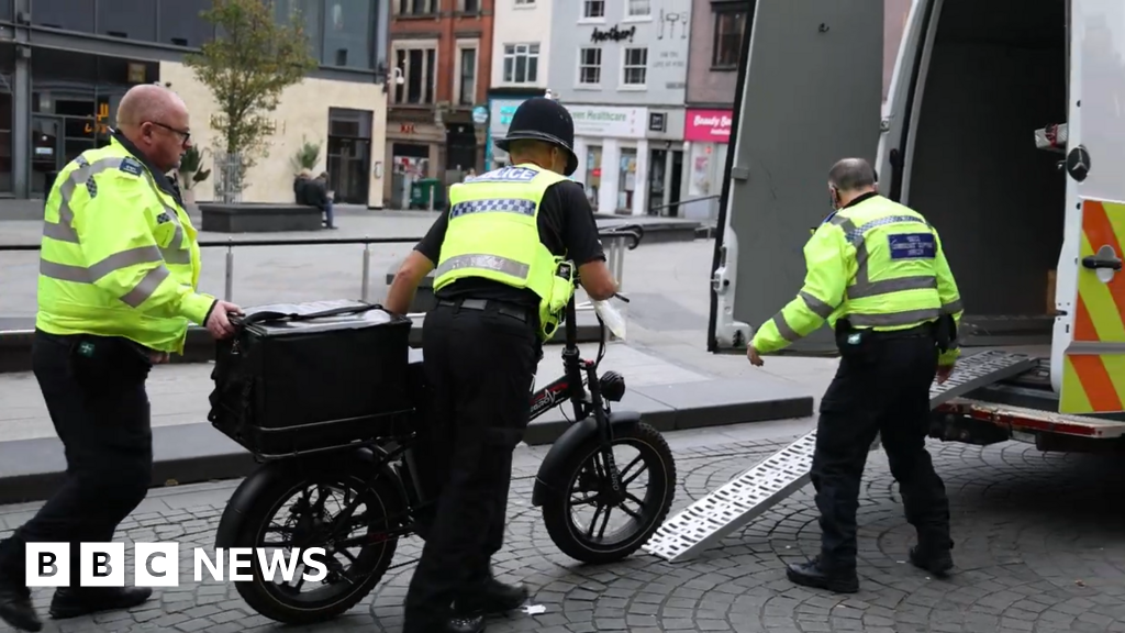 Illegal E Bikes Seized In Nottingham City Centre Crackdown