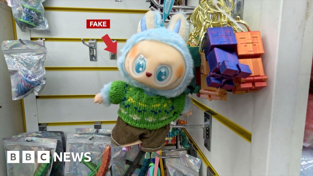 How to spot a fake Labubu - BBC News