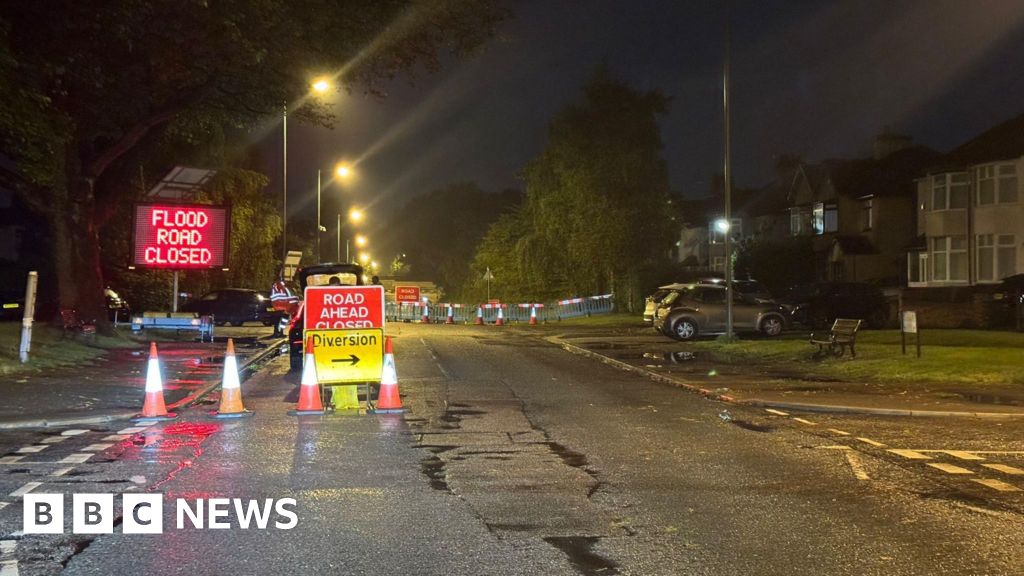 Liverpool flood-hit road where couple died deluged again - BBC News