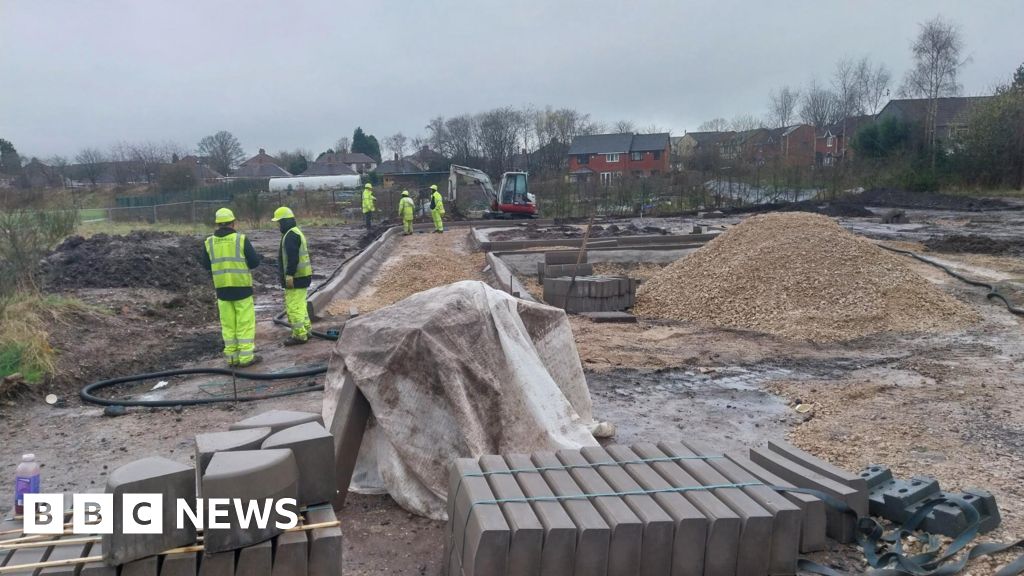 Work starts on new Cannock cycle safety training site - BBC News