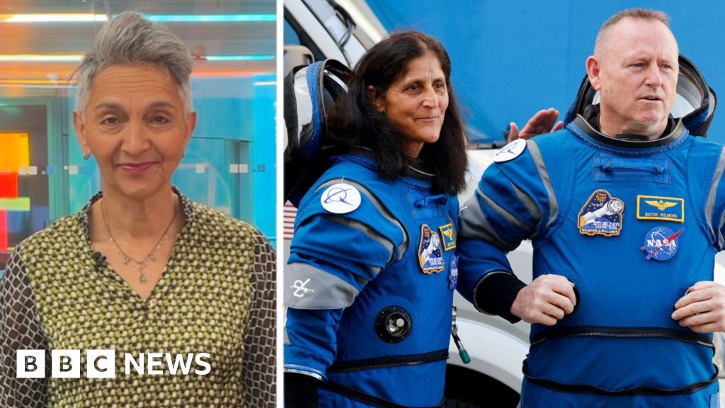 How two astronauts were left in space for nine months - BBC News