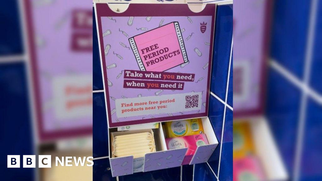 Free period products put in 20 new locations in Jersey - BBC News