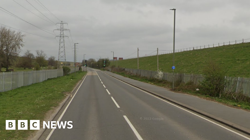 Staines crash: Driver arrested and motorcyclist injured